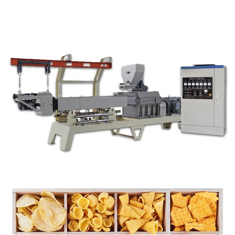 Bugles Tortilla Corn Chips Fried Snack Production Line 100 - 300kg/H