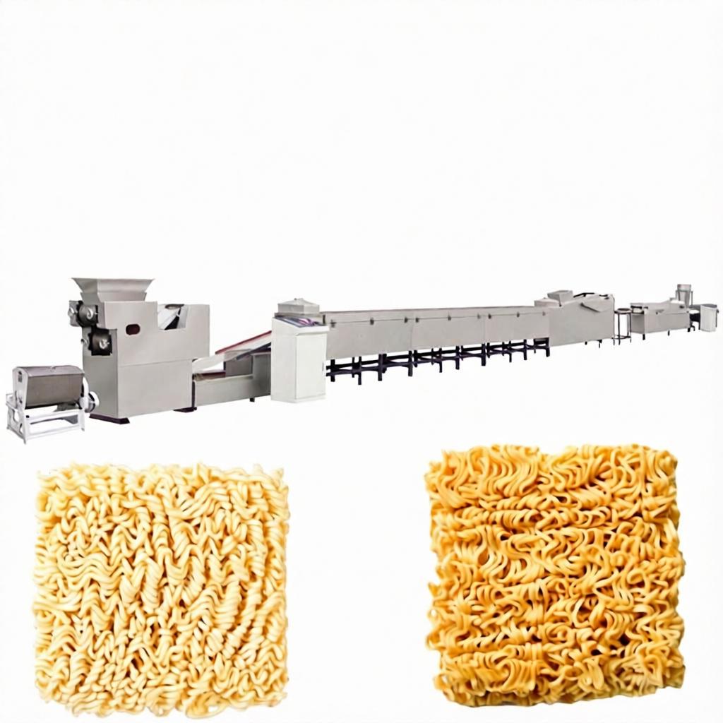 Automatic 80-100kg/H Instant Noodle Maker Machine Mini